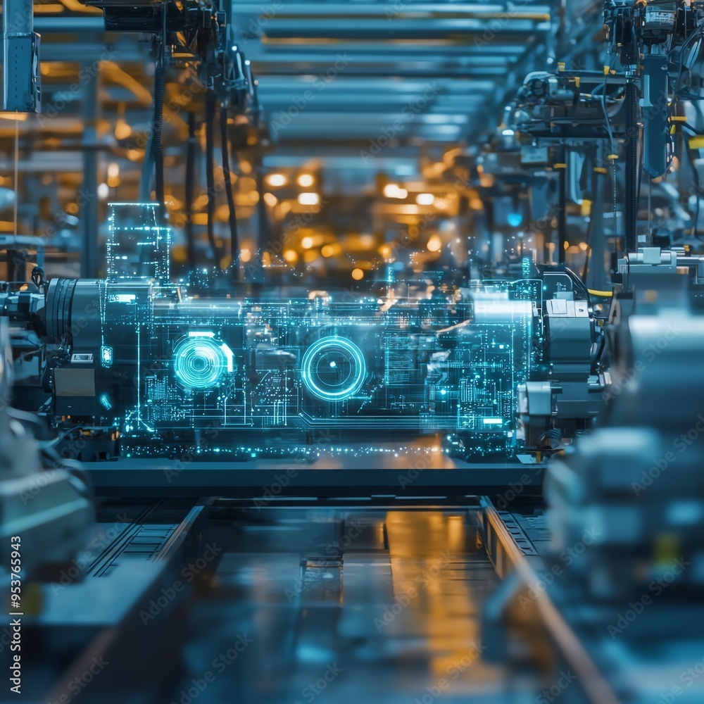 48. An AI-powered predictive maintenance system in a high-tech ...