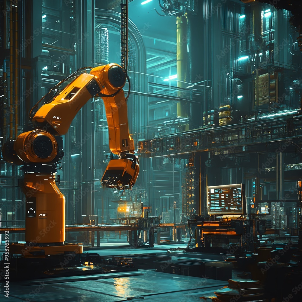 48. An AI-powered predictive maintenance system in a high-tech ...