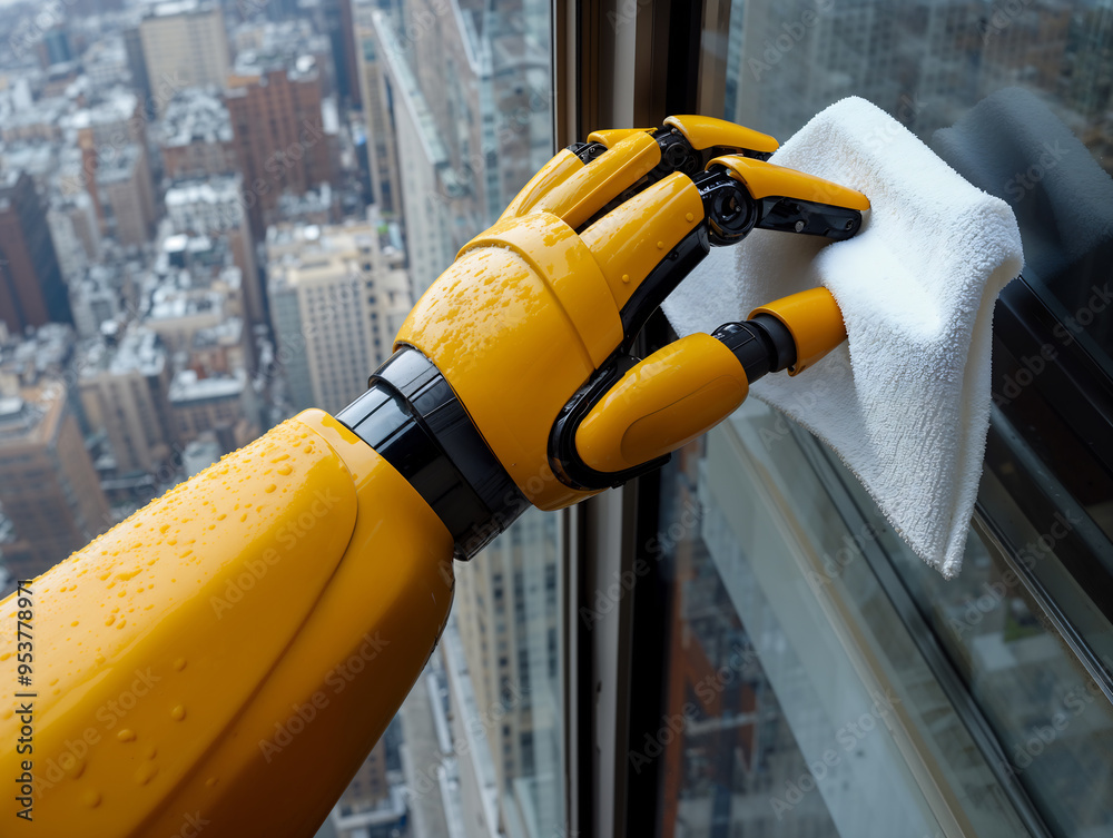 Cleaning the Skyline. The Robotic Evolution of Window Washing. Yellow ...
