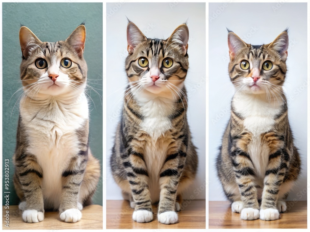Adorable weekly progression of a pregnant cat's bulging belly ...