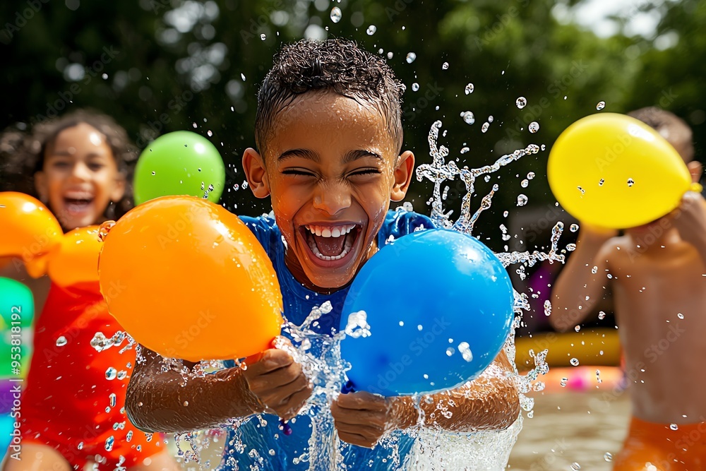 Balloon Water Balloon, Games, and Outdoor shown in a fun, outdoor ...