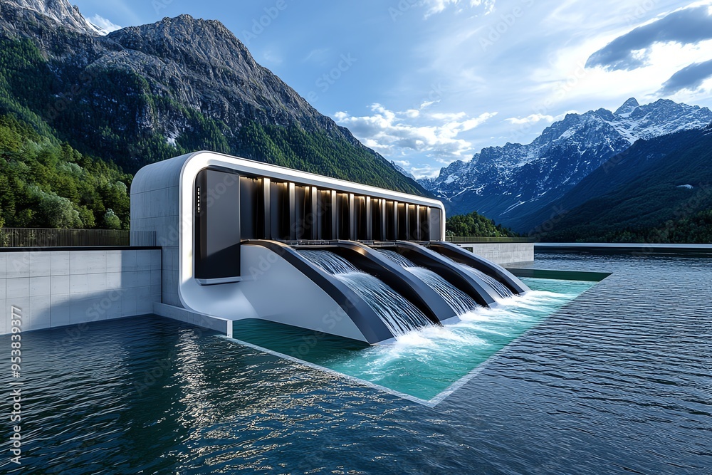 Hydropower sustainability and environmental protection are depicted in ...