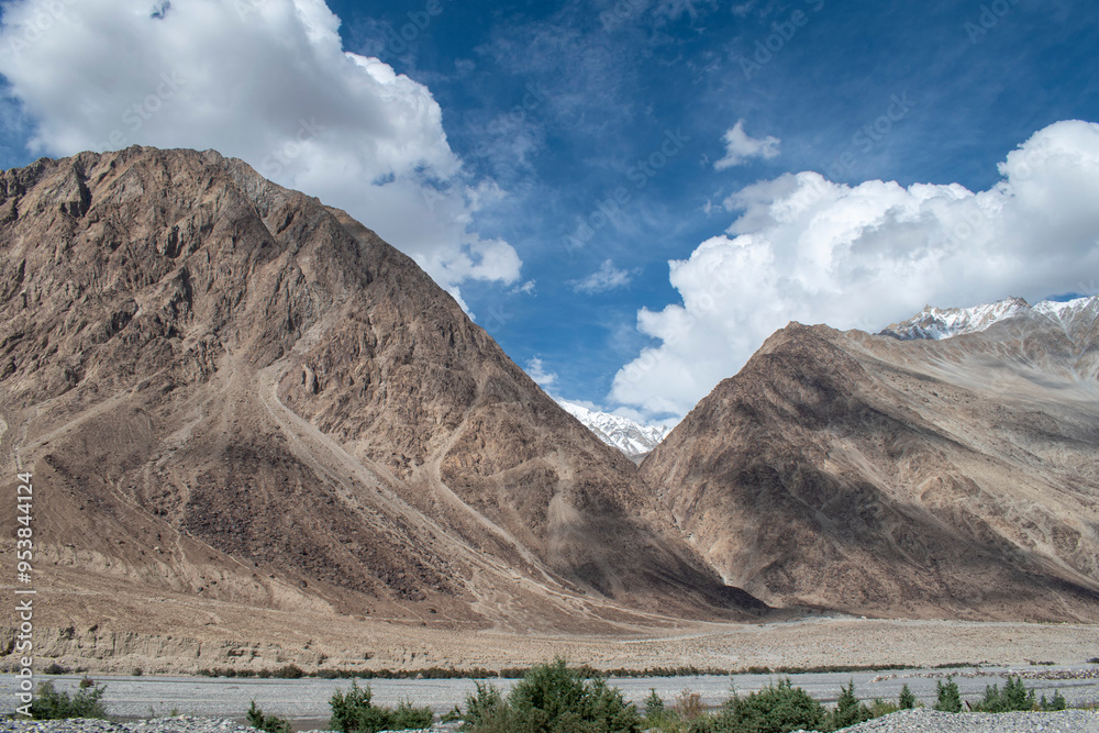 Nubra Vally in Ladakh, India the scenic view of leh ladakh with free ...