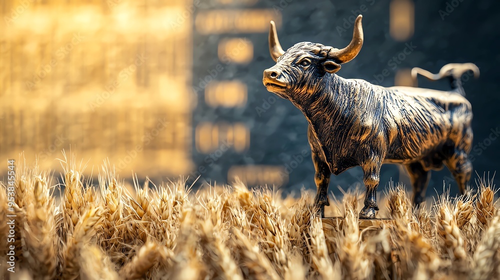 Commodity price trends and the commodity index, reflecting supply and ...