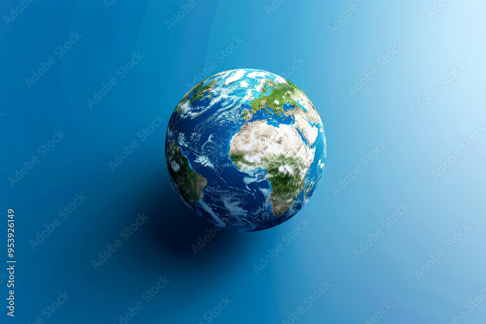 A small planet floats in the vastness of space, surrounded by countless ...