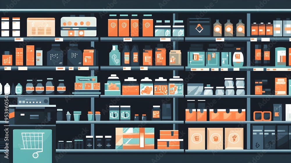 Innovative IoT powered smart retail shelves equipped with sensors and ...