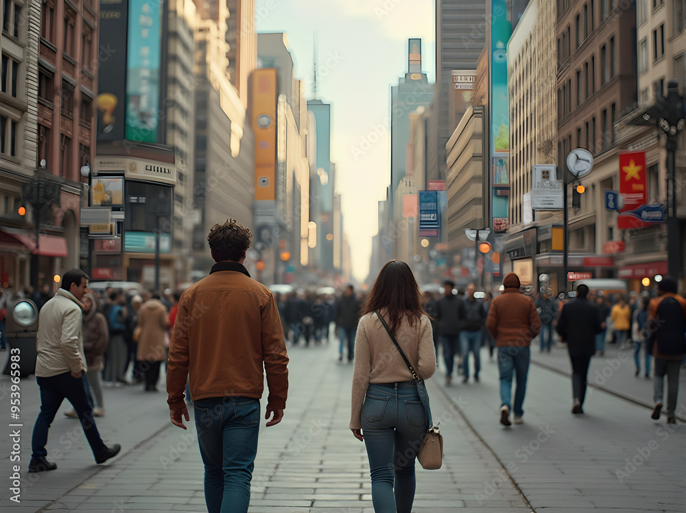 The bustling metropolis is alive with activity as business and business ...