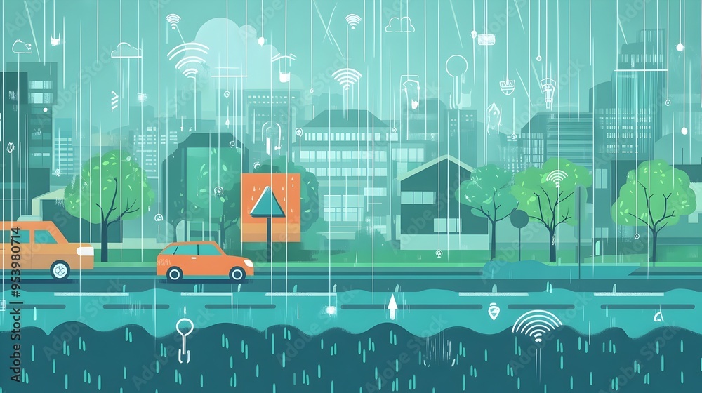 Of An Iot Based Smart Sensor Network Detecting And Analyzing Heavy Rainfall Data To Provide Real