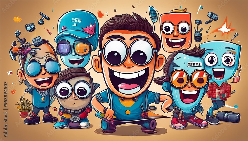 Meme Masters- Cartoon characters who represent different internet memes ...