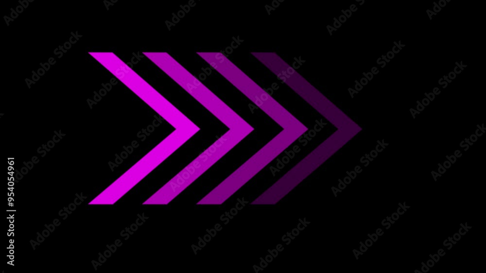 arrow loading bar background animation, Arrows animation on black ...
