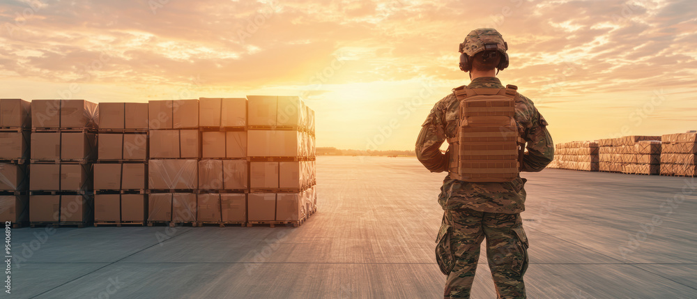 Military cargo logistics by air, visualizing the specialized methods ...