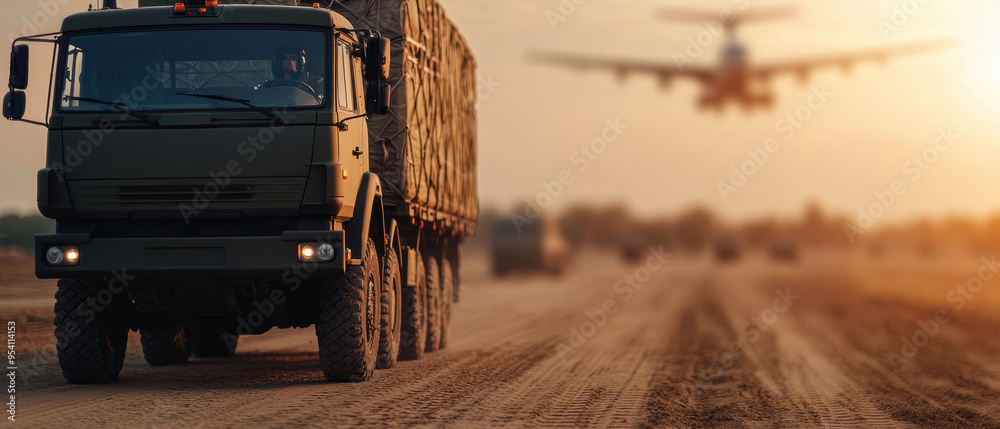 Military cargo logistics by air, visualizing the specialized methods ...