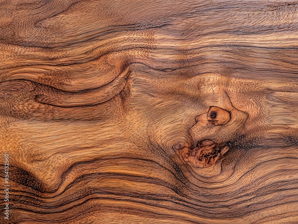Walnut Wood Texture with Organic Grain, Warm Tones, and Natural Wood ...