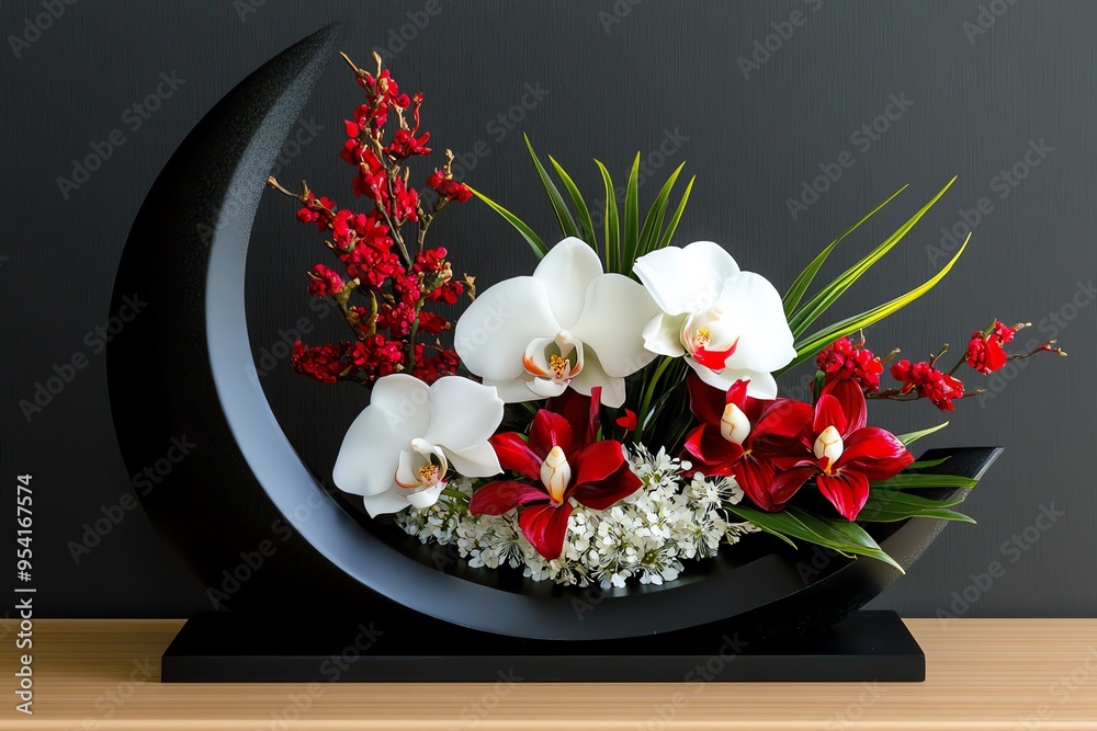 Orchids, in floral arrangements, focal points draw attention with their ...