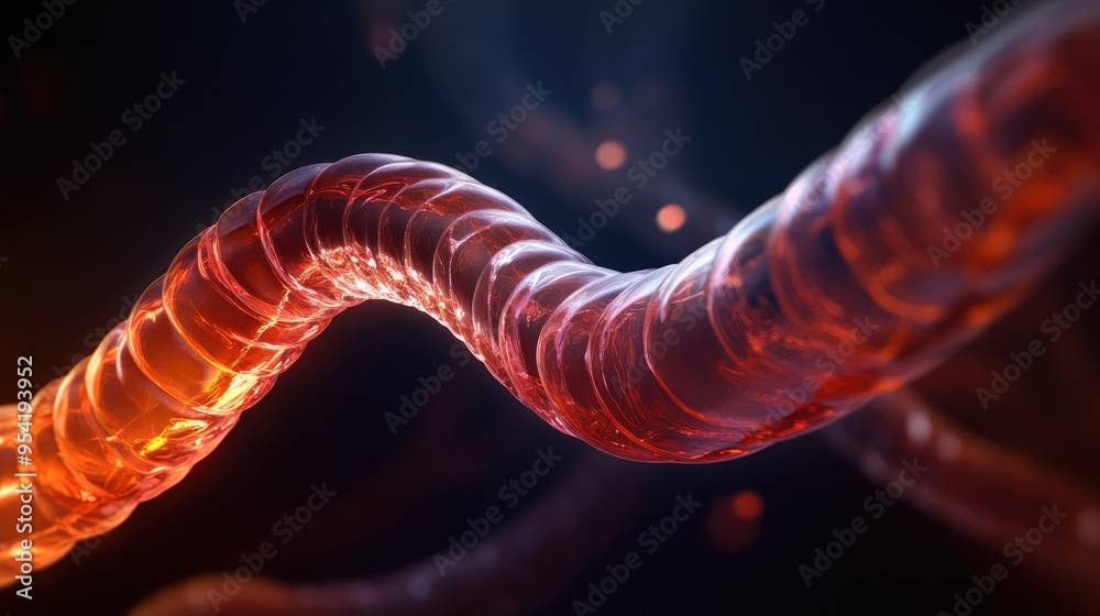 A visual representation of esophageal peristalsis, showing the wave ...