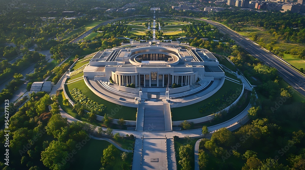 High-angle aerial photography of cities, architectural scenery, drone ...