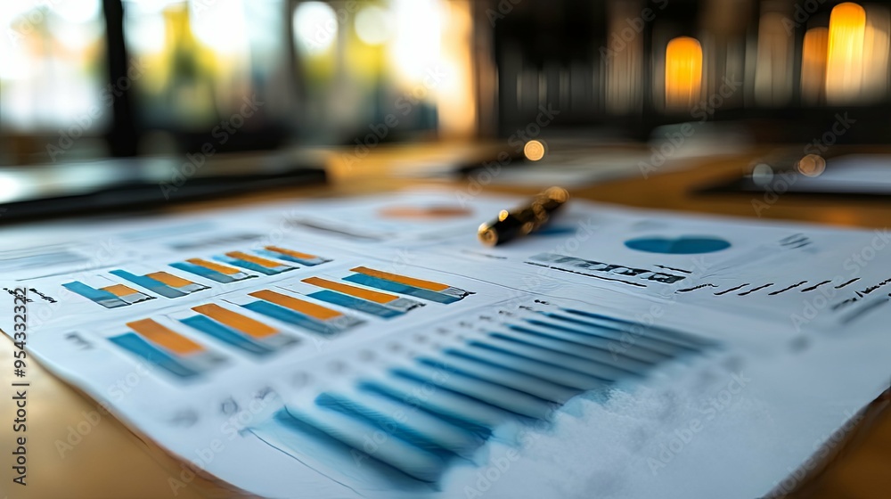 Business Performance Analysis: Charts, Data, and Insights Stock Photo ...