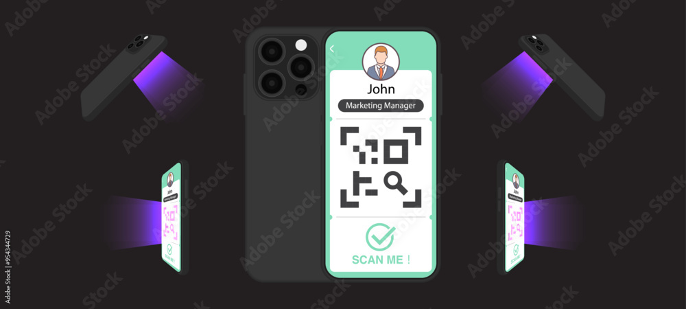 Scan, Present, and Show QR Codes with Your Smartphone: Glowing Light ...