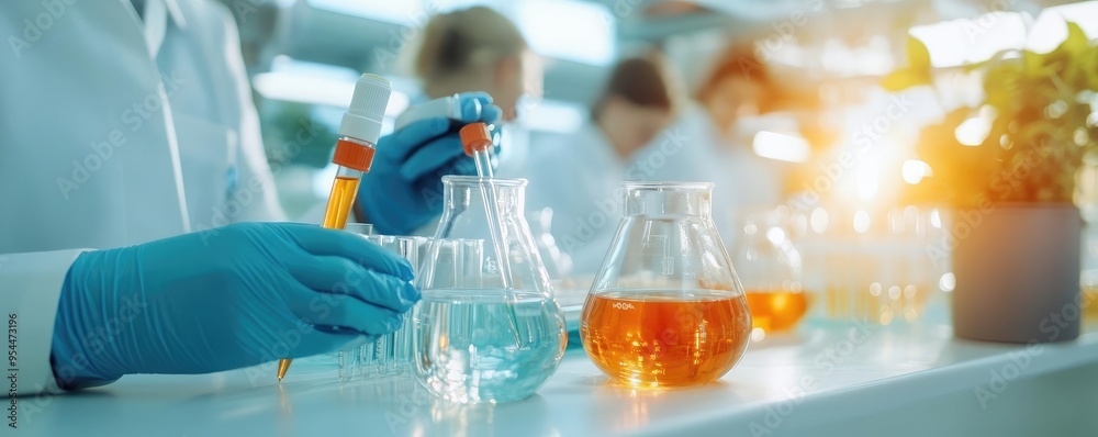 Scientists in a research facility, representing specialized roles and ...