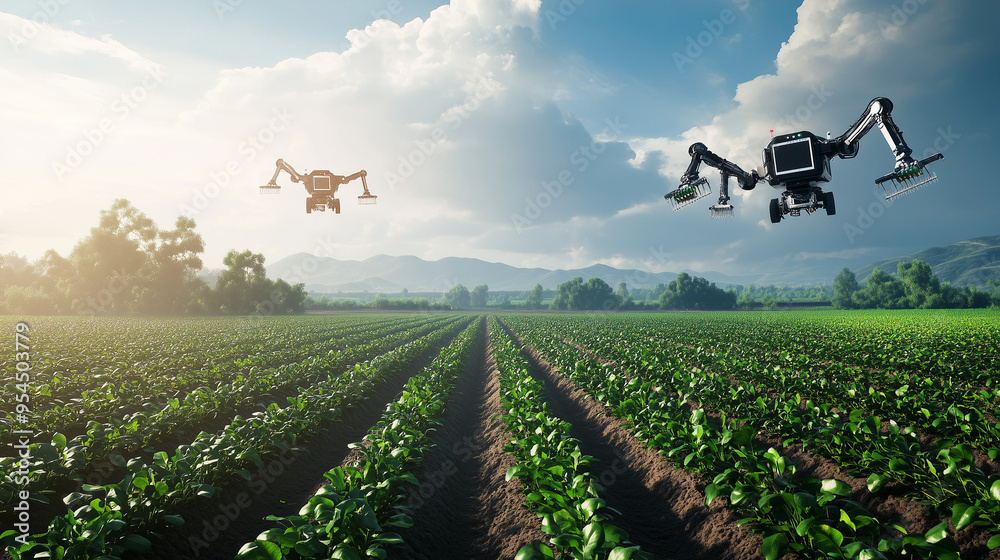 AI-Enhanced Smart Farming with Robotic Arms Harvesting Crops ...