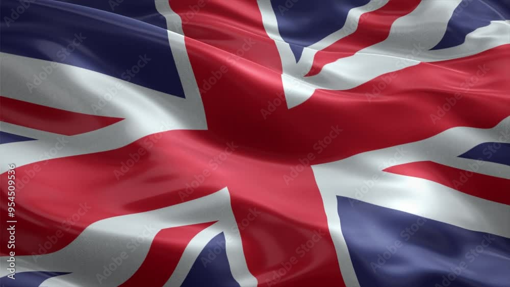 High-Resolution 4K Image of the United Kingdom Flag (Union Jack ...