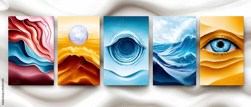 Clarity and Productivity Vision Boards: Aerial Digital Painting with ...