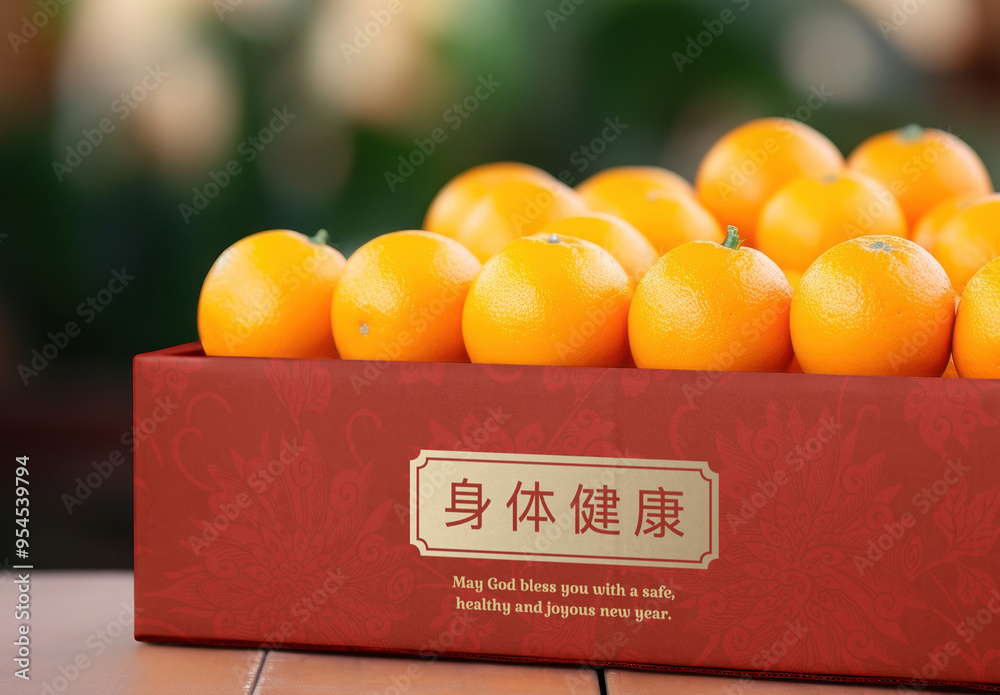 Food Product Packaging Fruit Box Mockup With Generative AI Stock ...