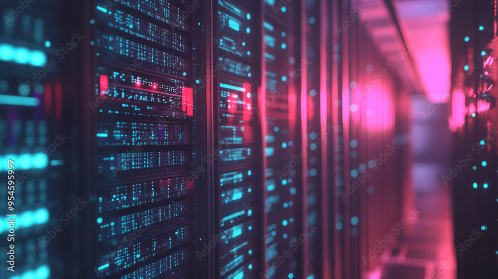 A storage server backup for database computers in an open rack at a ...