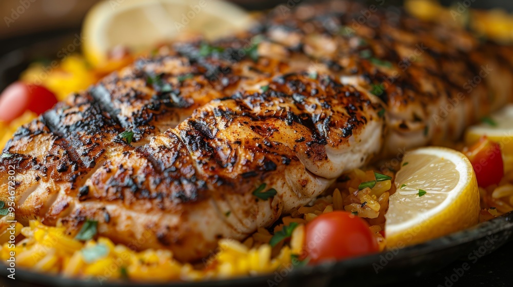 Kuwaiti Mutabbaq Samak: A fish and rice dish known as Mutabbaq Samak ...