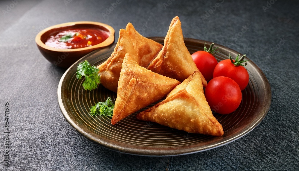 Samosa, Spiced potato-filled pastry, crispy, Savory, popular Indian ...