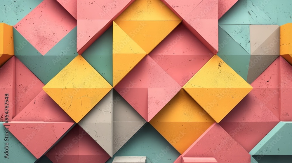 Describe how geometric patterns are used in web design. How do these ...