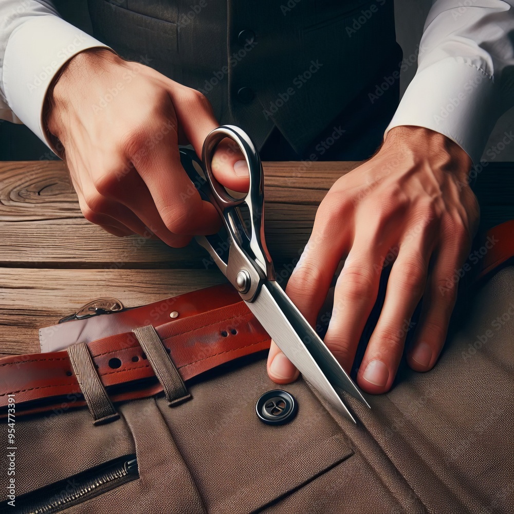 Crease Setting Creating sharp creases in pants or skirts for a p Stock ...