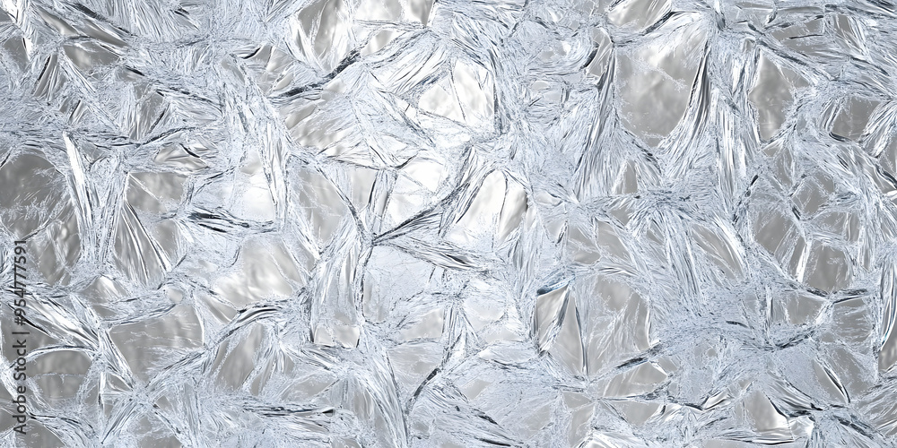 Seamless frozen cracked ice block background transparent overlay. Icy ...