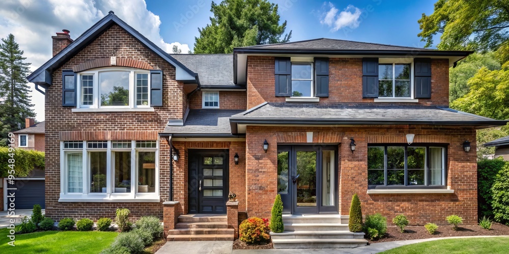 Retain the charm of an 80s brick house with a vibrant exterior makeover ...