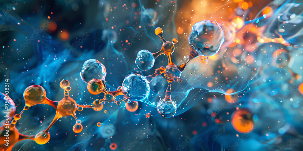 Dynamic Molecular Structure Visualization - High-Tech Biochemistry ...