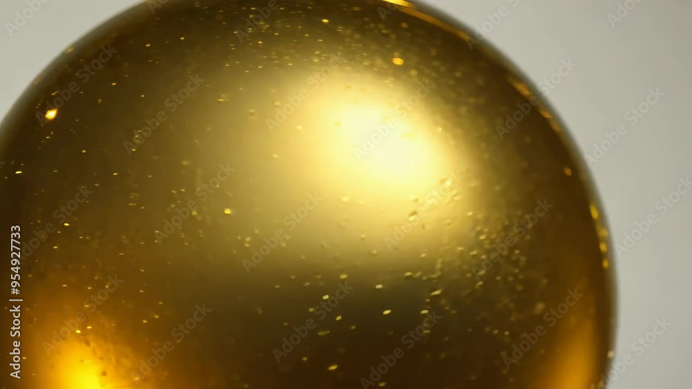 shiny golden balloon with subtle texture and reflections on its surface ...