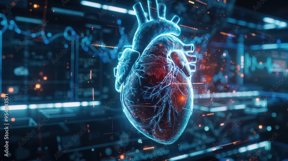 augmented reality heart health visualization holographic cardiovascular ...