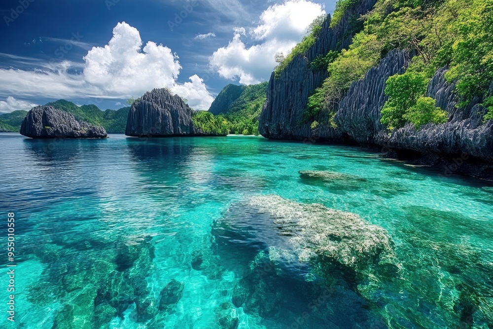 Coron El Nido Palawan Philippines Tropical Paradise Clear Blue Waters ...