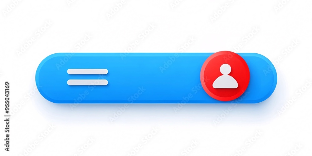 3D UI Button - Confirm, Approved, Ticked. A minimalist 3D rendering of ...