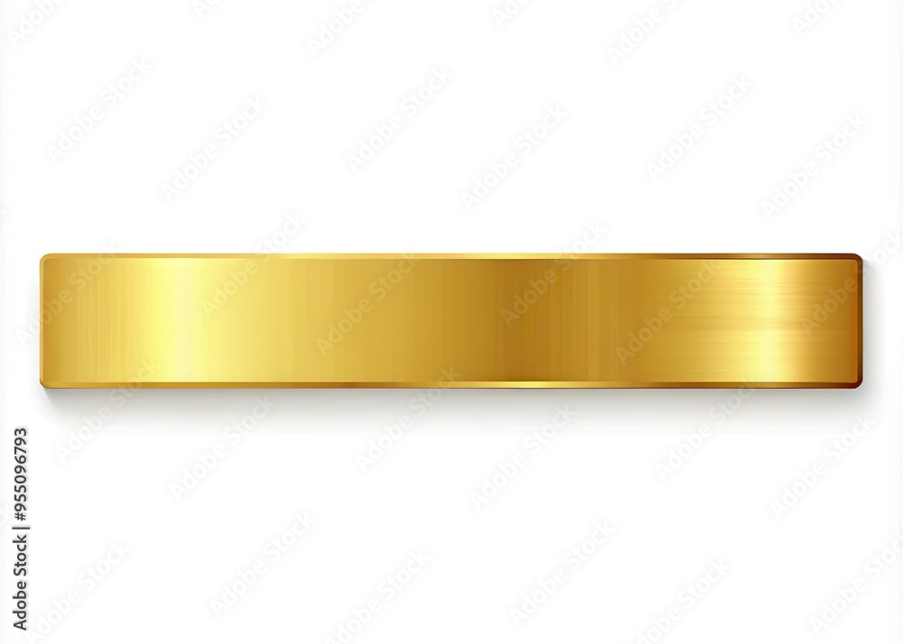 Golden metal title bar with subtle gradient effect and subtle ...