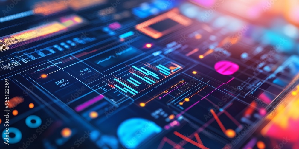 Close-up of a digital risk assessment tool with graphical risk ...