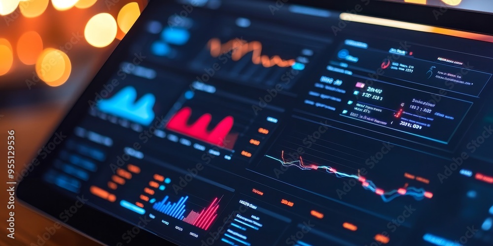 Interactive financial report dashboard with detailed data ...