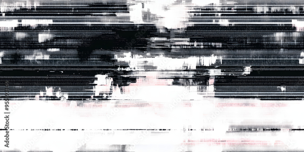 Seamless broken printer streaky faded lines black ink toner transparent ...