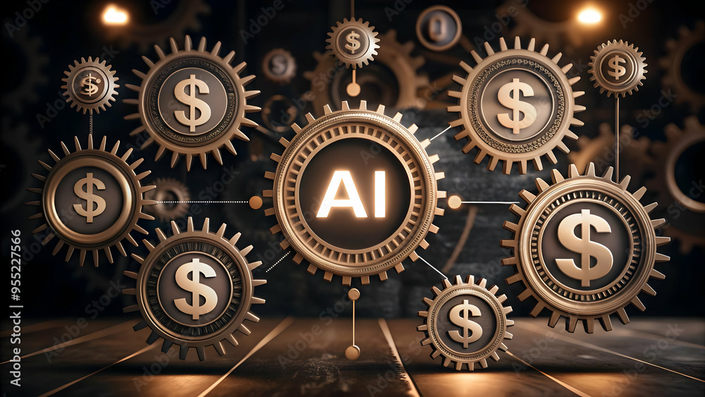 AI Automation with Dollar Icon - Cost Saving Benefits of Automating ...