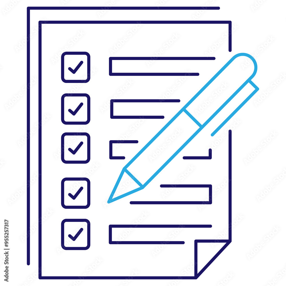 Checklist Workflow Task Management Icon, productivity, planning, organization, to-do, checkbox ...