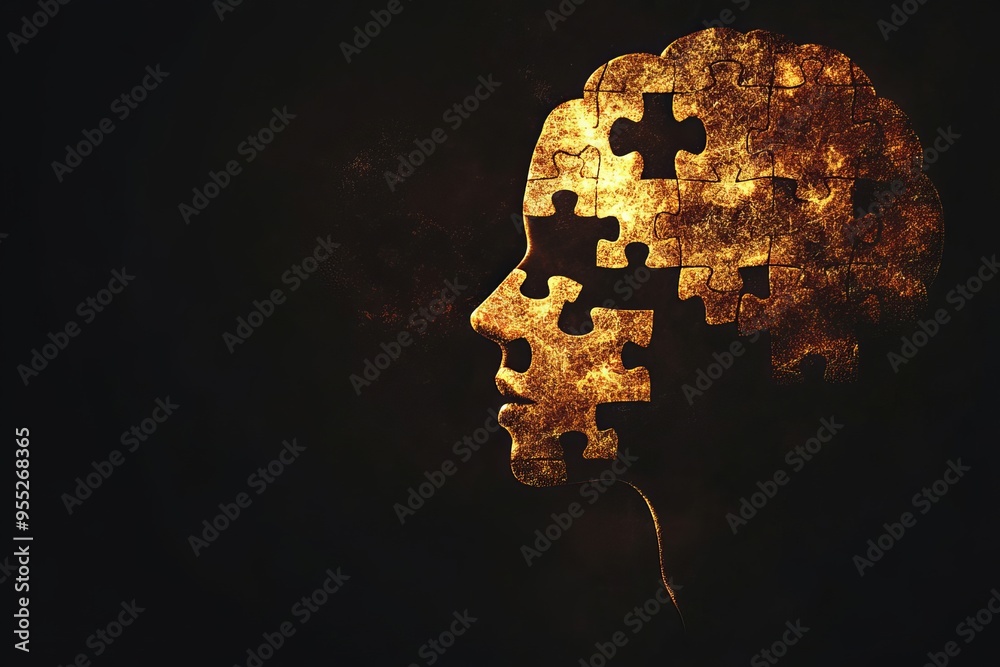 Psychological assessment Diffusion tensor imaging Silhouette of a head ...