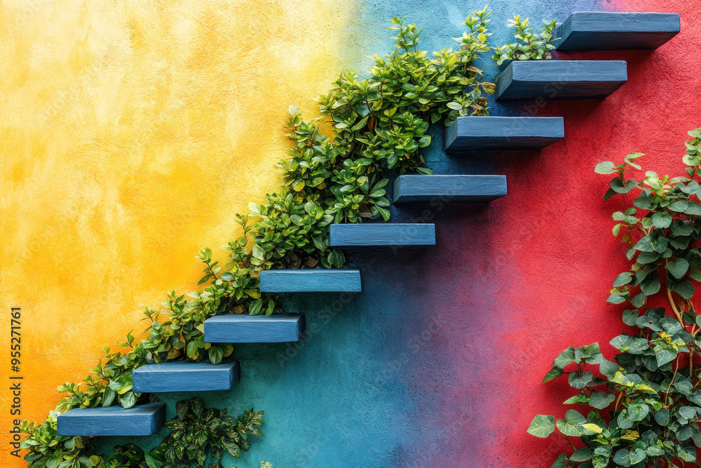 A visual representation of a career ladder, with each step labeled with ...