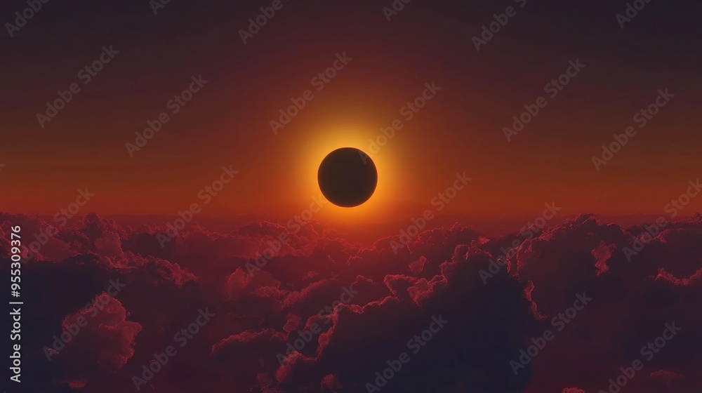 A solar eclipse a natural phenomenon where the moon obscures the sun ...