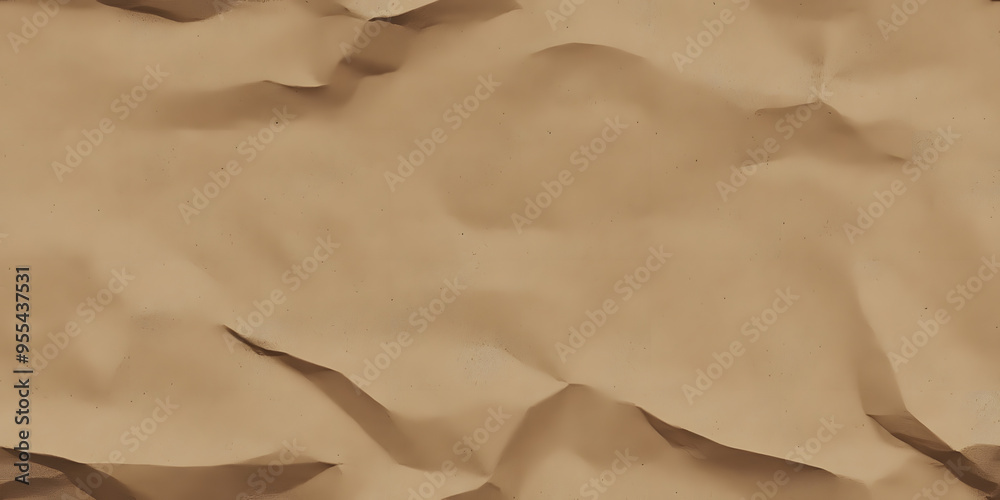 Seamless brown grocery bag, butcher or kraft packing paper background ...