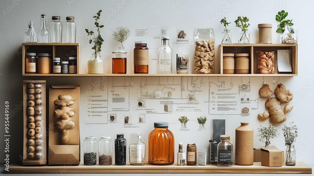 Mind map of packaging design exploring materials dielines visual ...